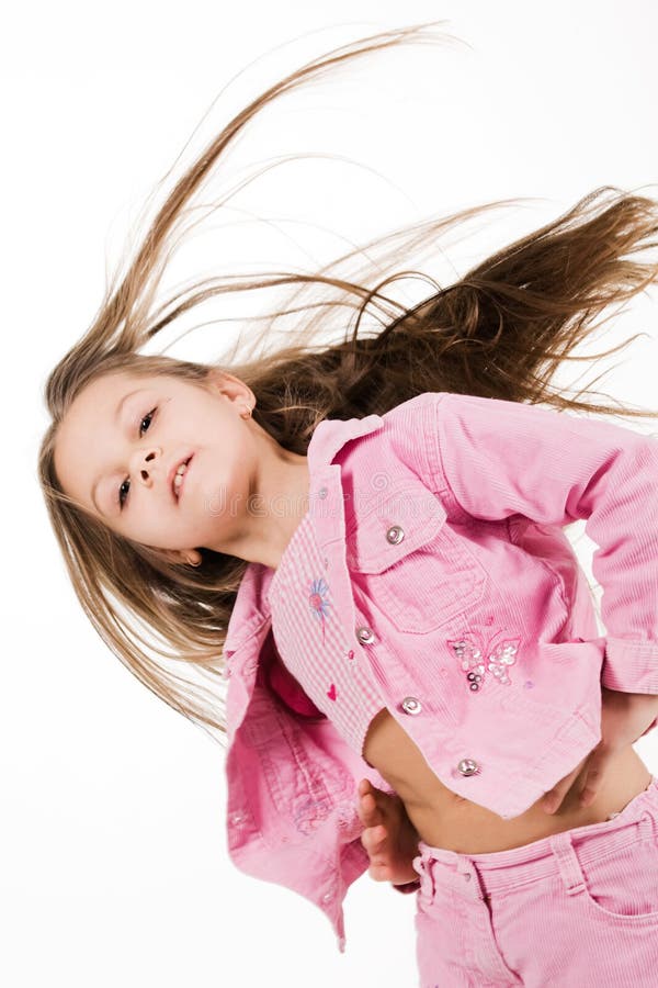 Pretty child girl portrait stock photo. Image of eyes - 9064220