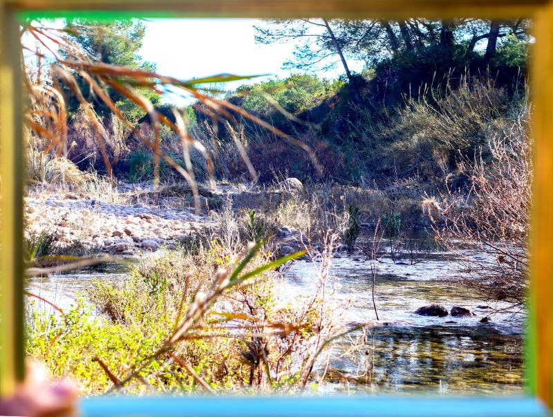 Pretty Close-up of a River Under a Picture Stock Photo - Image of ...