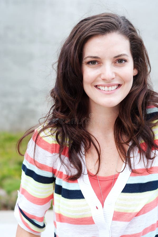 Pretty College Student on Campus Stock Image - Image of people, grass ...