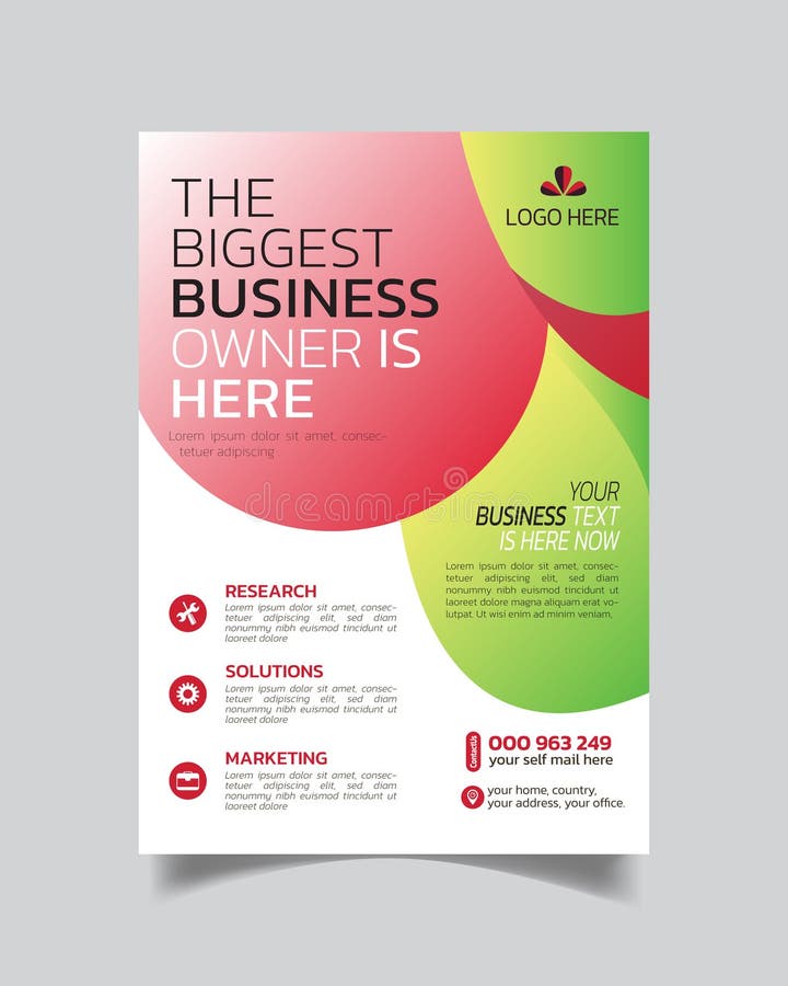Pretty Creative Company Business Flyer and Modern Corporate Business ...