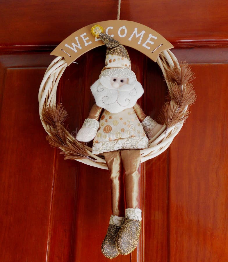 Pretty Crown of Santa Claus Stock Photo - Image of sitting, claus ...