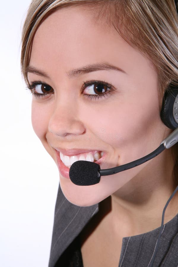Customer Service Woman stock image. Image of american - 2784175