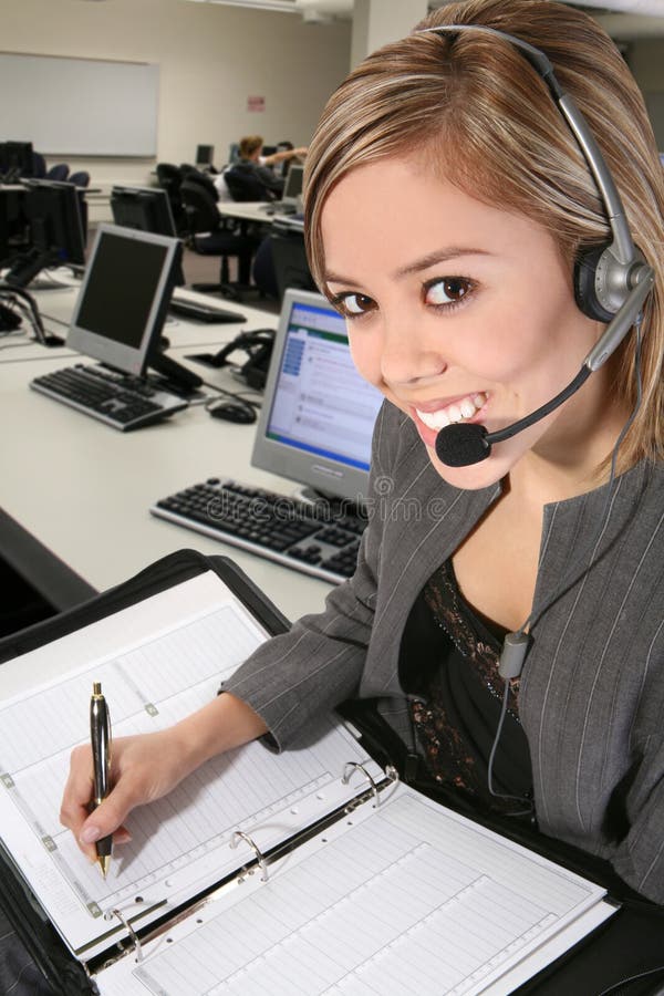 Customer Service Woman stock image. Image of american - 2784175