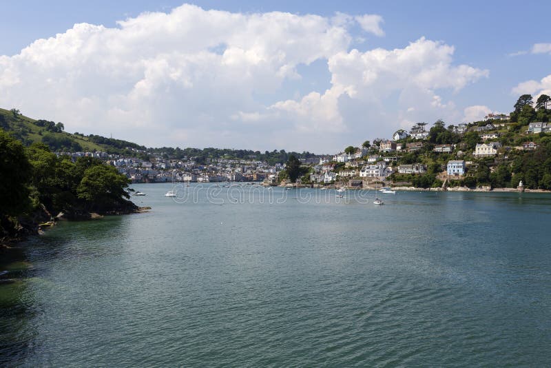 Pretty Dartmouth Situated in Devon, UK Stock Photo - Image of lower ...