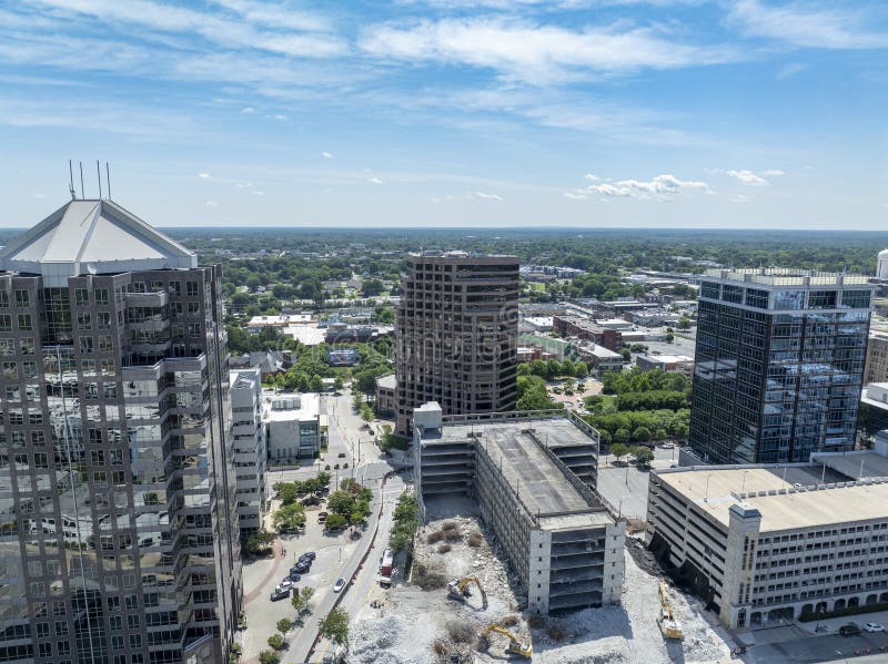 Pretty Day Downtown stock photo. Image of noon, skyline - 386403238