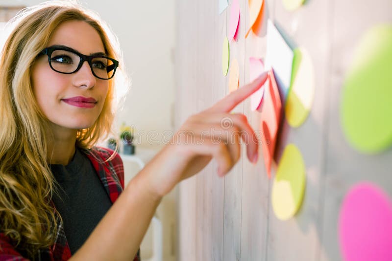 Pretty Designer Brainstorming Ideas Stock Image - Image of professional ...