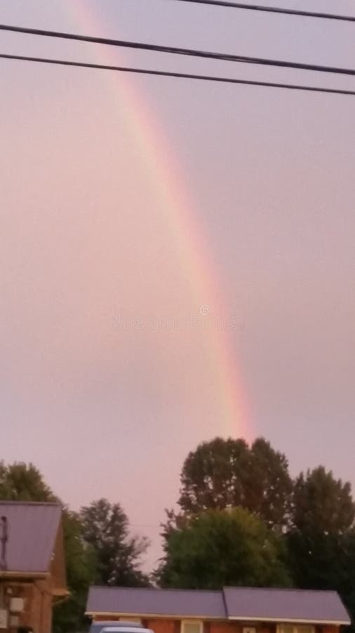 Pretty double Rainbow stock photo. Image of rainbow - 162010056