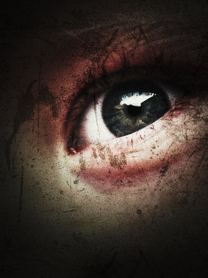 Pretty dramatic eye stock image. Image of pretty, face - 182277399