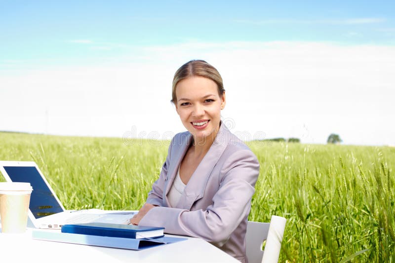 Pretty employee stock image. Image of lady, busy, cute - 23039883