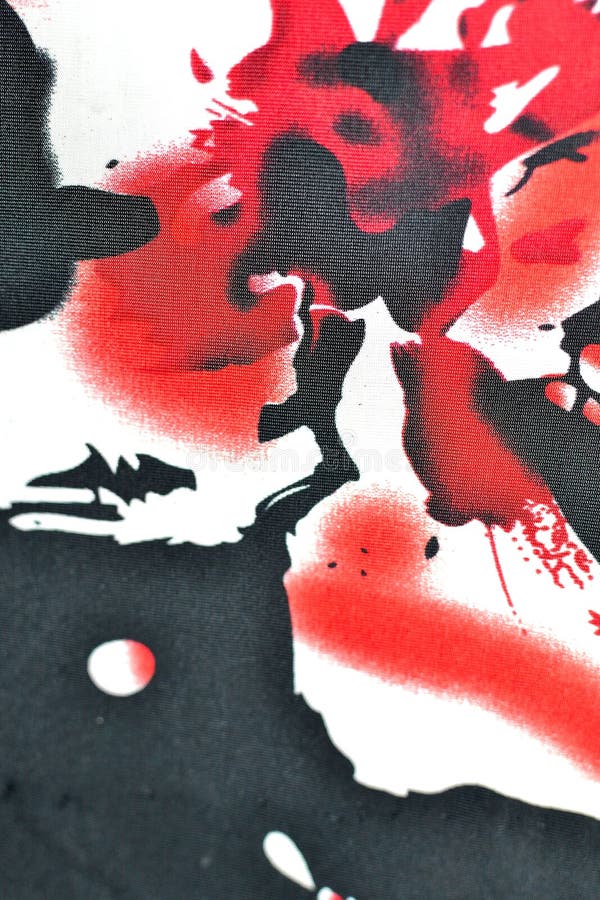 Pretty Floral Fabric Abstract Pattern Texture Background Stock Photo ...