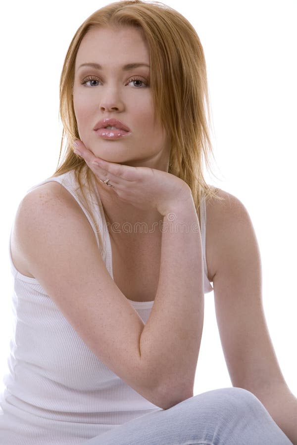 Pretty face stock image. Image of brunette, beautiful - 2336999