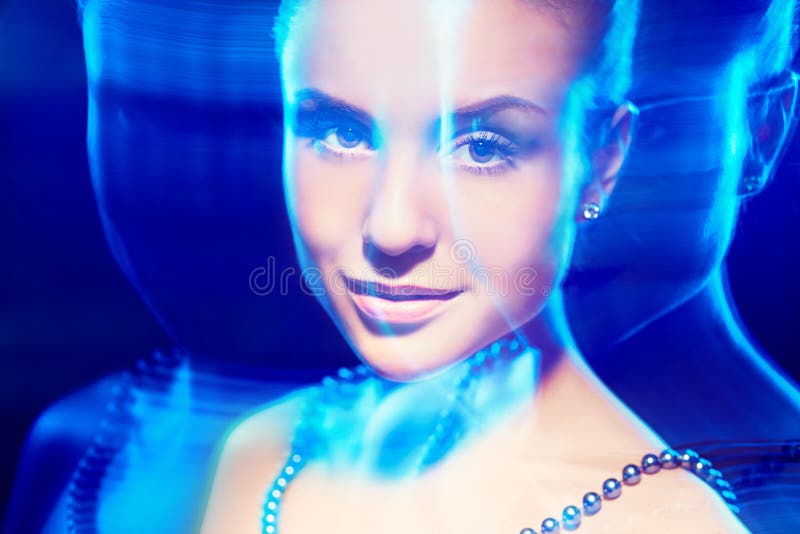 Pretty face stock image. Image of mysterious, calm, caucasian - 27332017