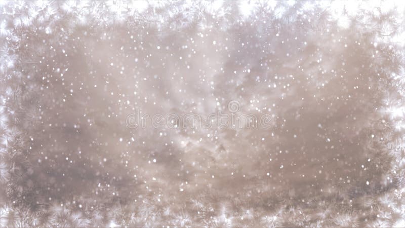 Pretty Fall of Snow on Clouds on Sky Bg - Photo of Nature Stock Image ...