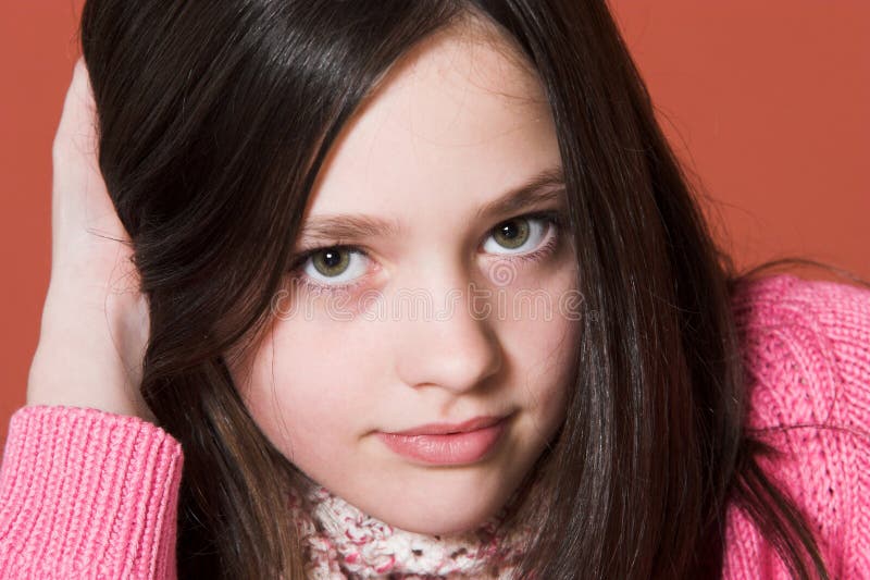 Pretty girl stock image. Image of facial, expression, joyful - 2041117