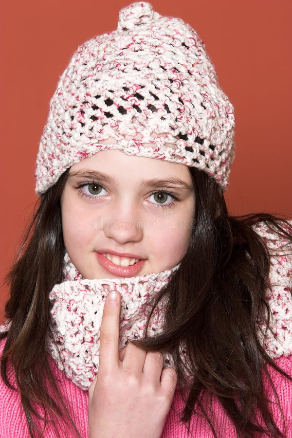 Pretty girl stock photo. Image of daughter, wool, child - 2042362