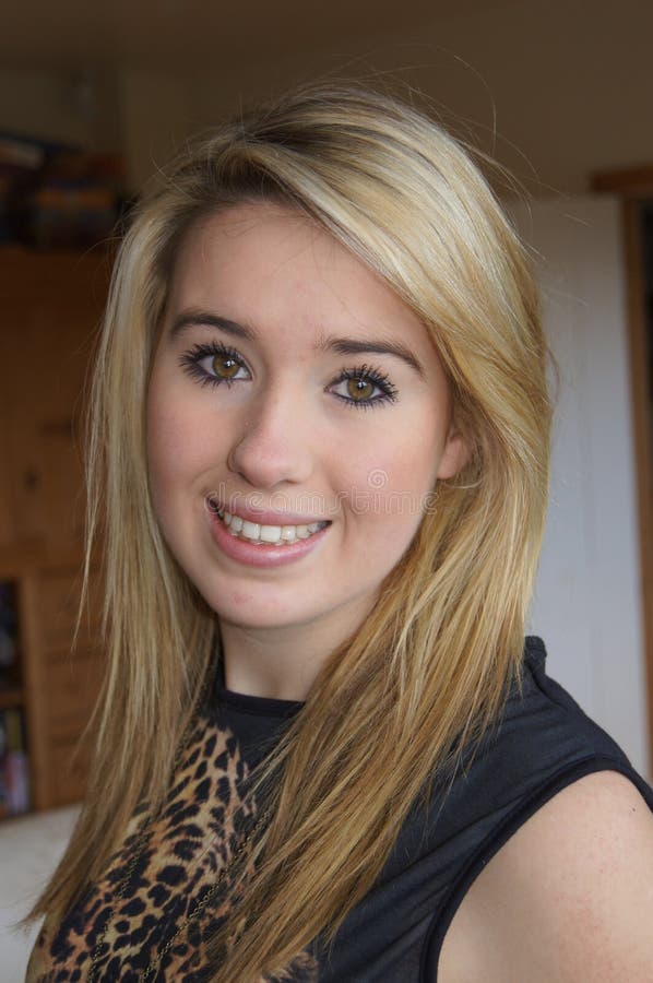 Pretty Girl stock image. Image of next, natural, teen - 22844439