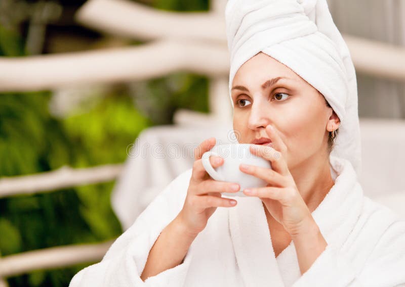 Relaxing time after shower stock photo. Image of beauty - 29759070