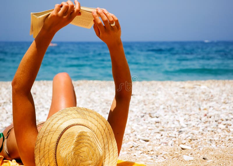 Pretty girl at beach stock image. Image of brunette, fashion - 3865753