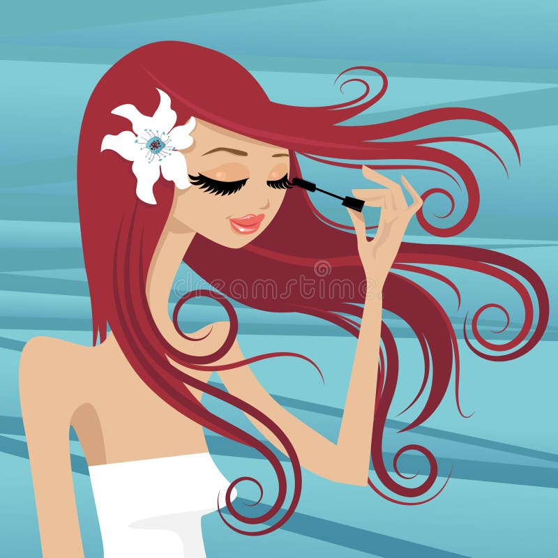 Pretty girl character stock vector. Illustration of figure - 10832122