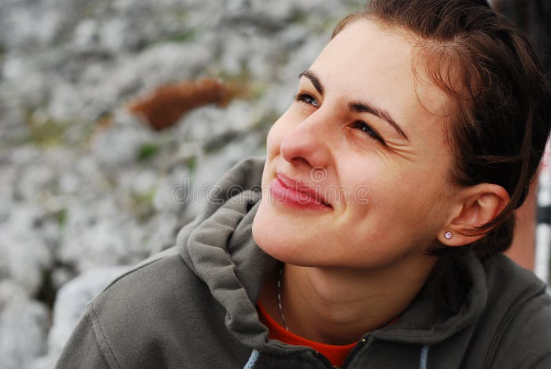 Pretty girl laughing stock photo. Image of pretty, person - 9232892