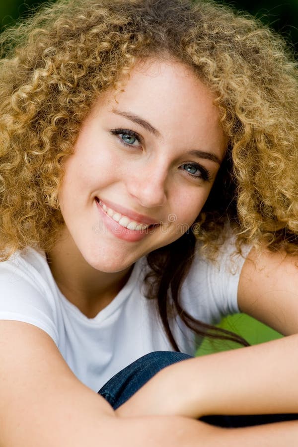 Pretty Girl Outside stock photo. Image of woman, outside - 4957664