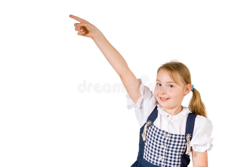 A Pretty Girl Pointing Picture. Image: 2655616