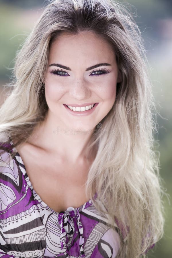 Pretty girl portrait stock image. Image of portrait, woman - 15955301