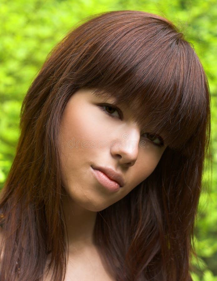 Pretty girl portrait stock image. Image of portrait, casual - 32686565