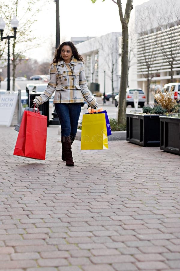 Pretty Girl Shopping stock photo. Image of female, lady - 7350982