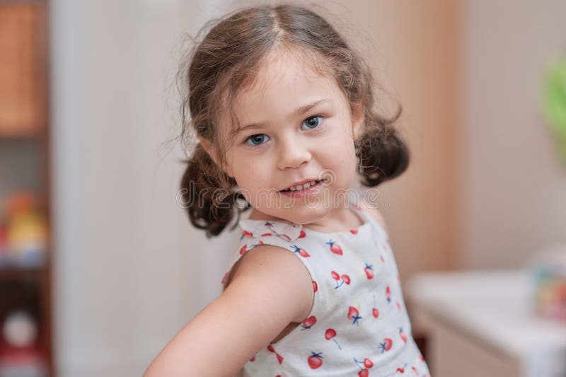 Pretty Girl Talking while Eating Dinner Stock Image - Image of young ...