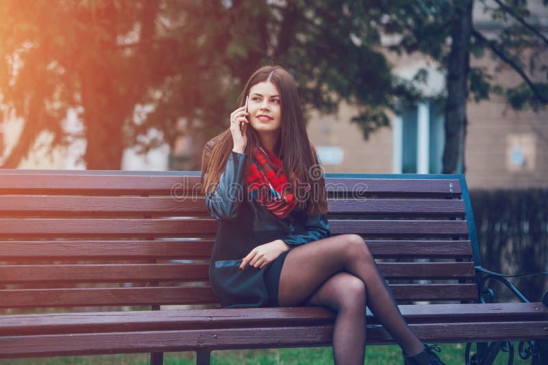 Pretty girls on a walk stock image. Image of person, elegance - 72072135