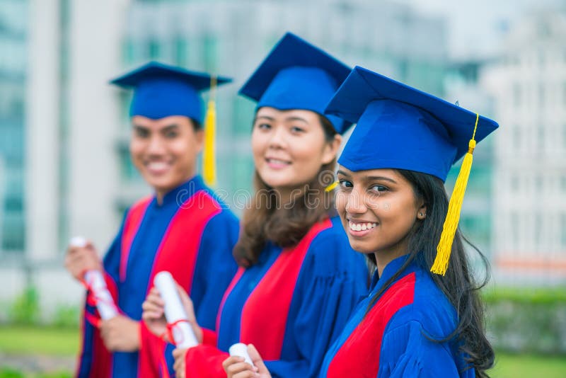 Pretty graduate stock photo. Image of education, degree - 54890506