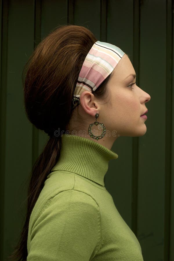 Pretty in Green stock image. Image of dutch, pastel, model - 836011