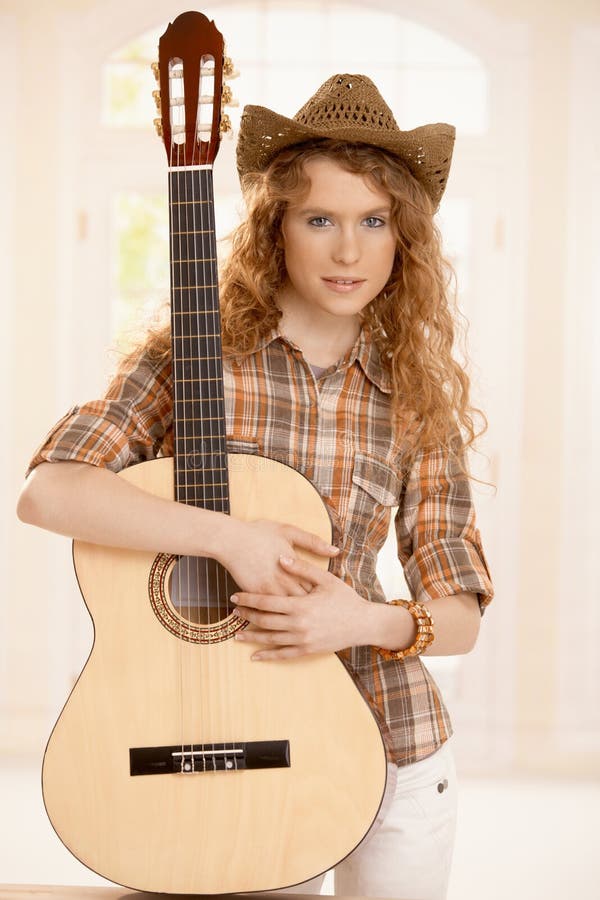 Pretty Guitarplayer Girl Stock Photos - Free & Royalty-Free Stock ...