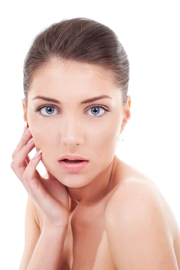 Pretty healthy woman stock photo. Image of close, elegance - 20881462