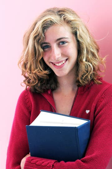 Pretty high school student stock image. Image of book - 11225377