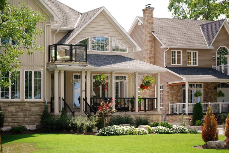 Pretty houses stock photo. Image of pretty, summer, grass - 10921896