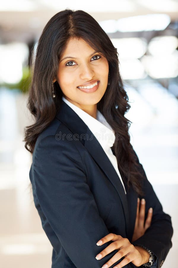 Indian office lady stock photo. Image of happy, ethnic - 21060394