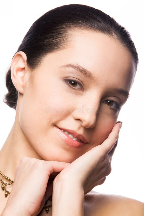 Pretty lady stock photo. Image of face, isolated, beautiful - 10187120