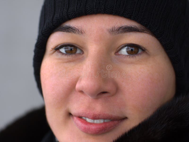 Pretty lady stock photo. Image of female, feminine, dark - 9177724