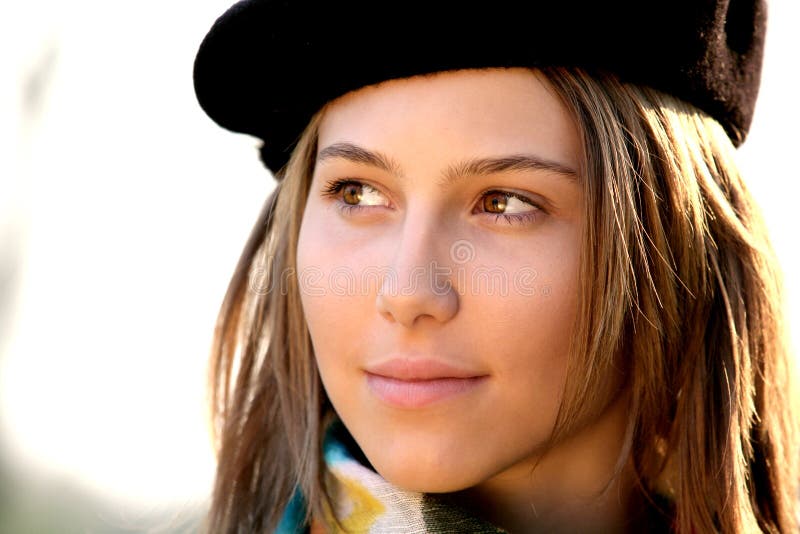 Pretty lady stock photo. Image of horizontal, relaxing - 9195808