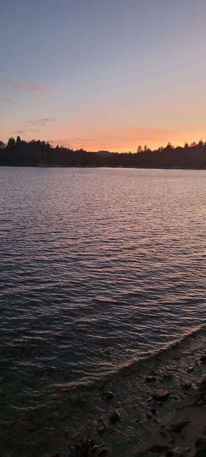 Pretty Lake in Fall in Quebec, Canada, on a Very Sunny Day Stock Image ...