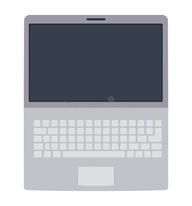 Pretty laptop design stock vector. Illustration of network - 231020319