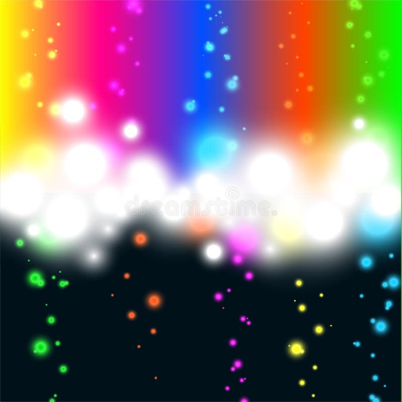Pretty Lights. Vector Abstract Illustration. Stock Vector ...