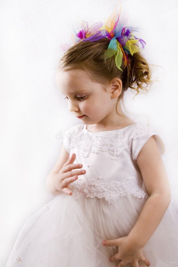 Pretty little princess stock image. Image of adorable, childhood - 705851