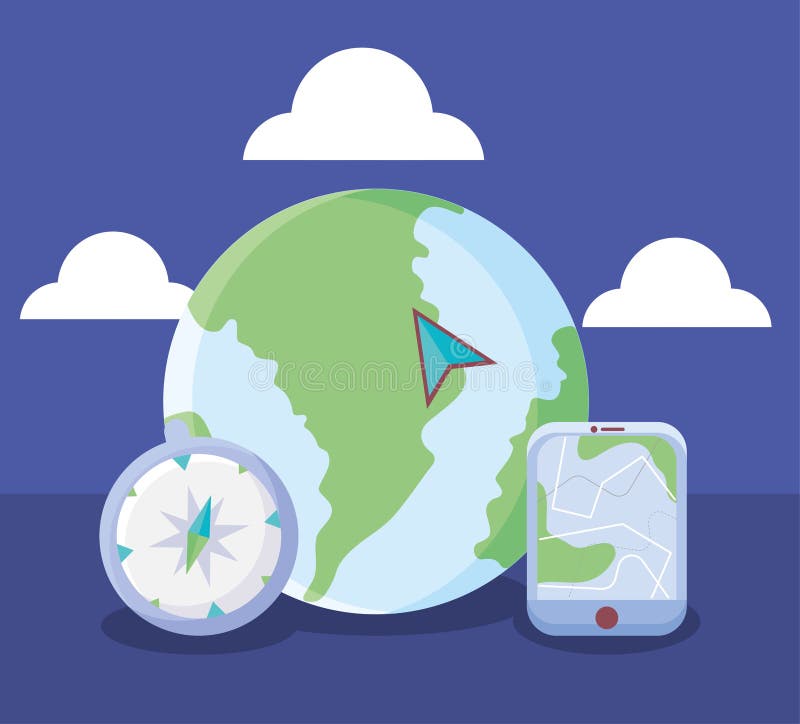 Pretty location poster stock vector. Illustration of mark - 229019957