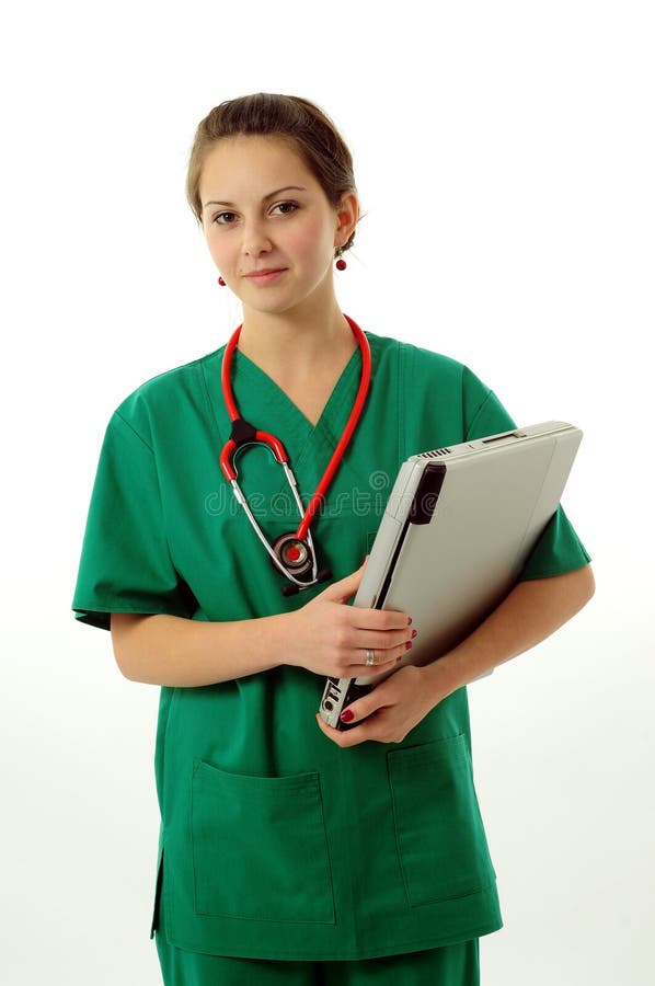 Pretty medical woman stock photo. Image of medical, healthcare - 7248742