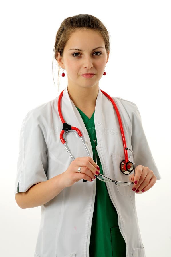 Pretty medical woman stock photo. Image of health, personnel - 7248890