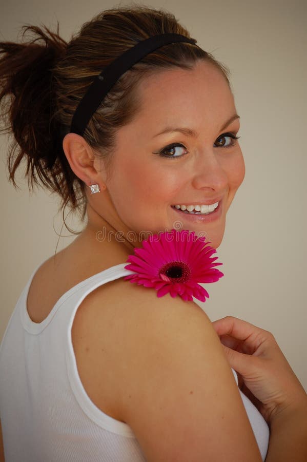 Pretty Model stock image. Image of black, ponytail, diamond - 5663525