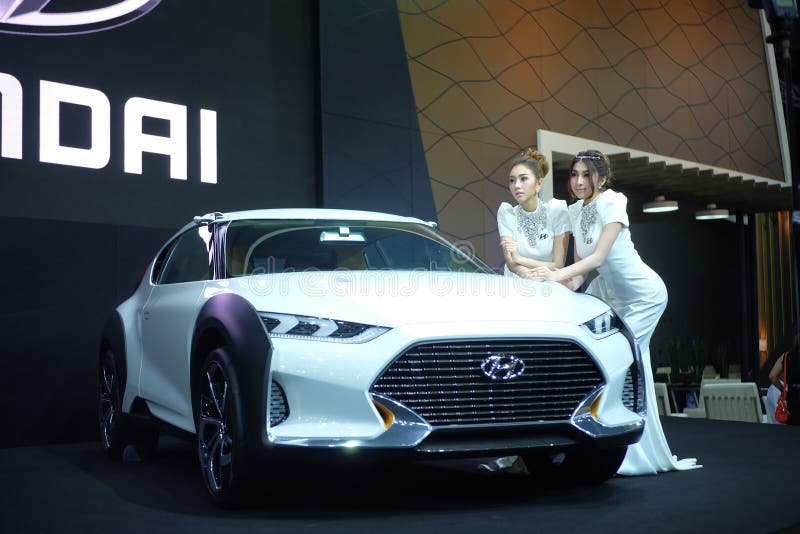 Pretty model car editorial stock image. Image of pretty - 82112204